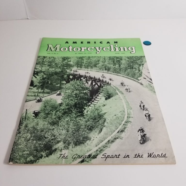 Vintage American Motorcycling Harley Indian Magazine (June 1951) – The ...