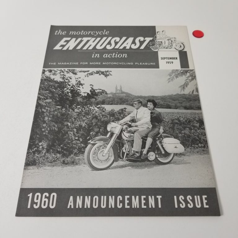 Vintage Harley-Davidson Enthusiast Magazine (Sept 1959) – 1960 ...