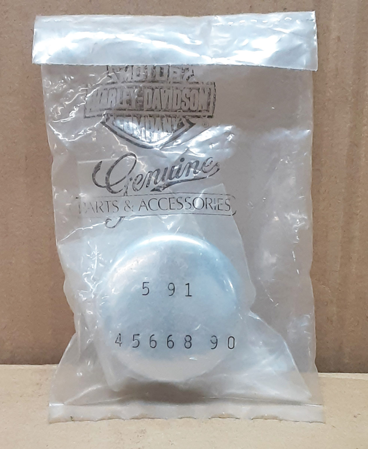 NOS ORIGINAL HARLEY FORK STEM CAP #45668-90 -FXDB-STURGIS,FXRS,FXLR ...