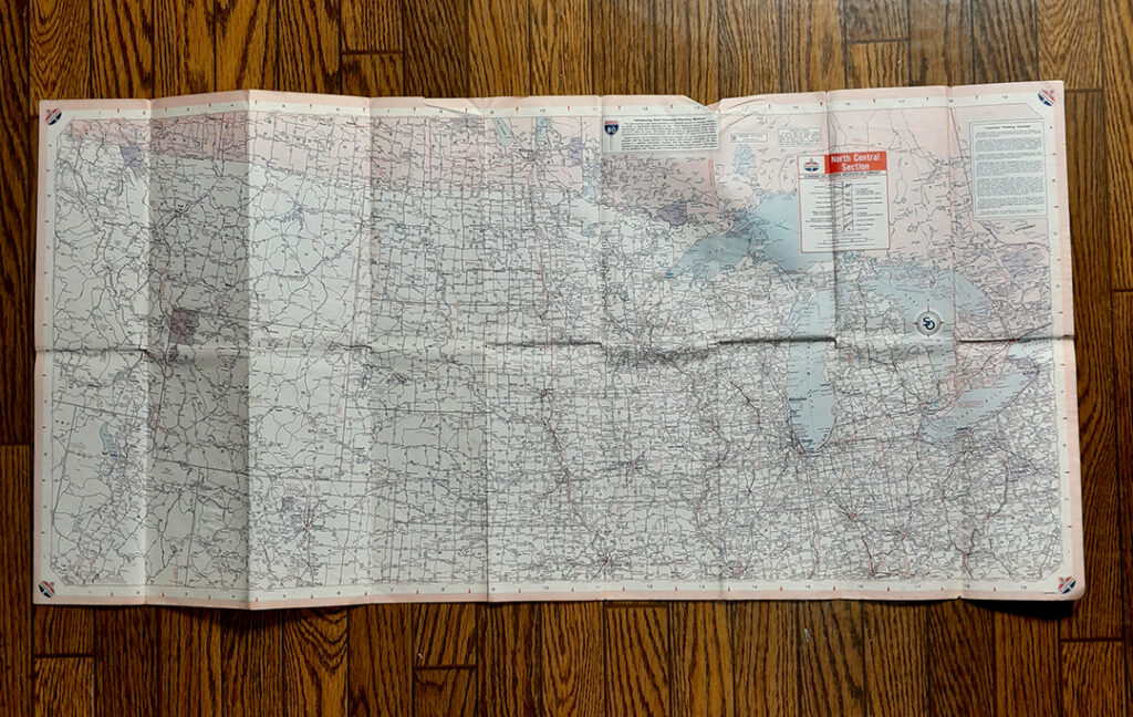 Vintage 1965 ‘Standard Oil’ Central United States Road Map – The Flying ...