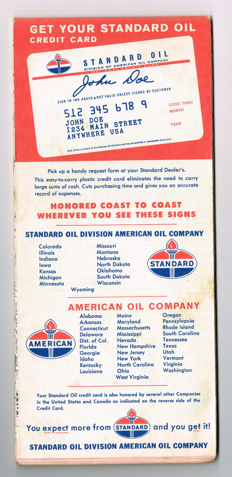 Vintage 1965 ‘Standard Oil’ Western United States Road Map – The Flying ...