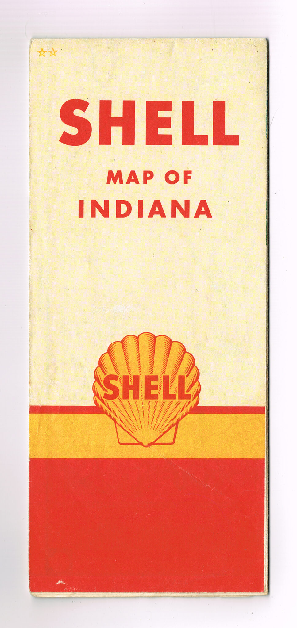 Vintage 1960 ‘ Shell Gasoline ‘ Indiana Map – The Flying Dutchgirl
