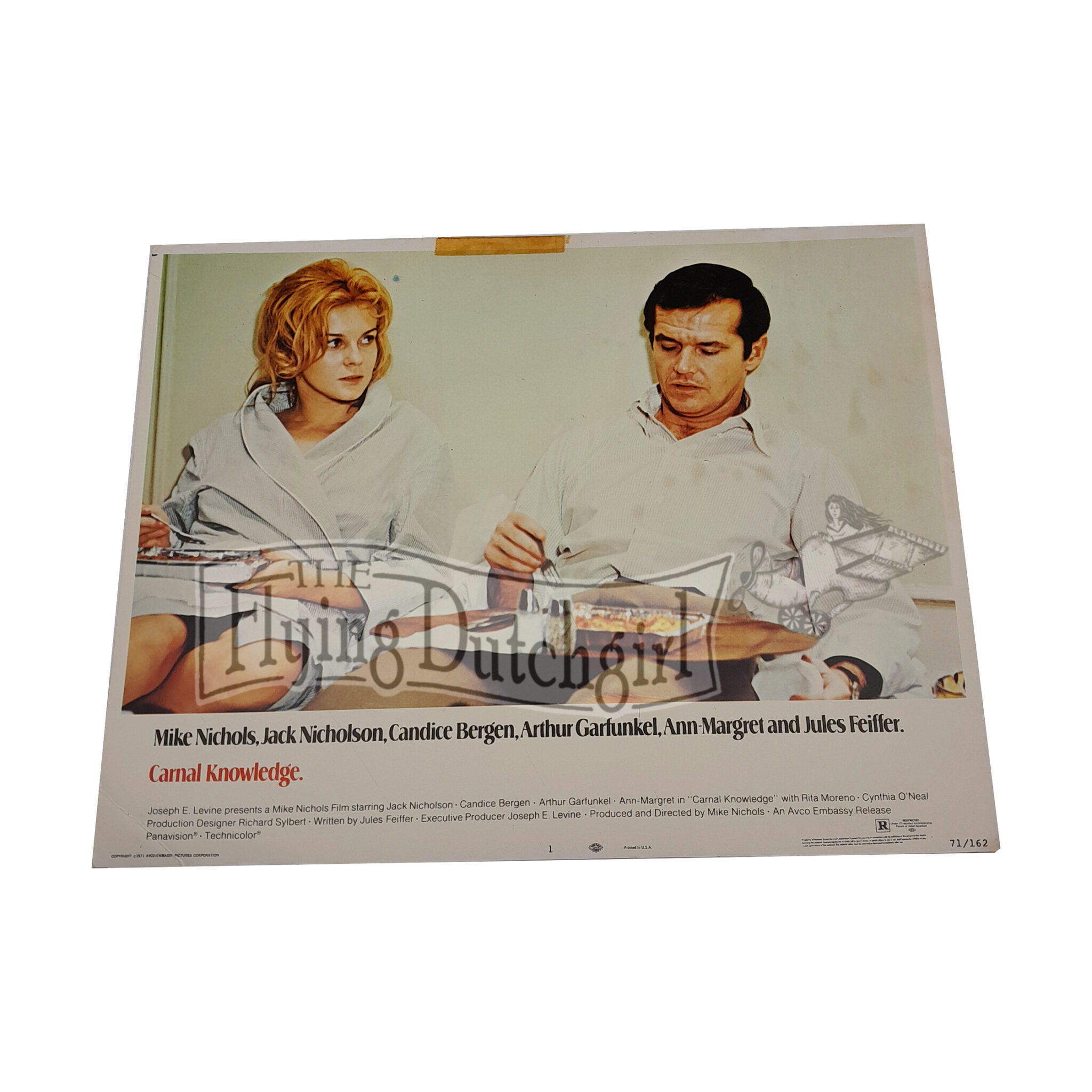 1971 ‘ Carnal Knowledge ‘ Movie Theater Lobby Card Jack Nicholson – The ...