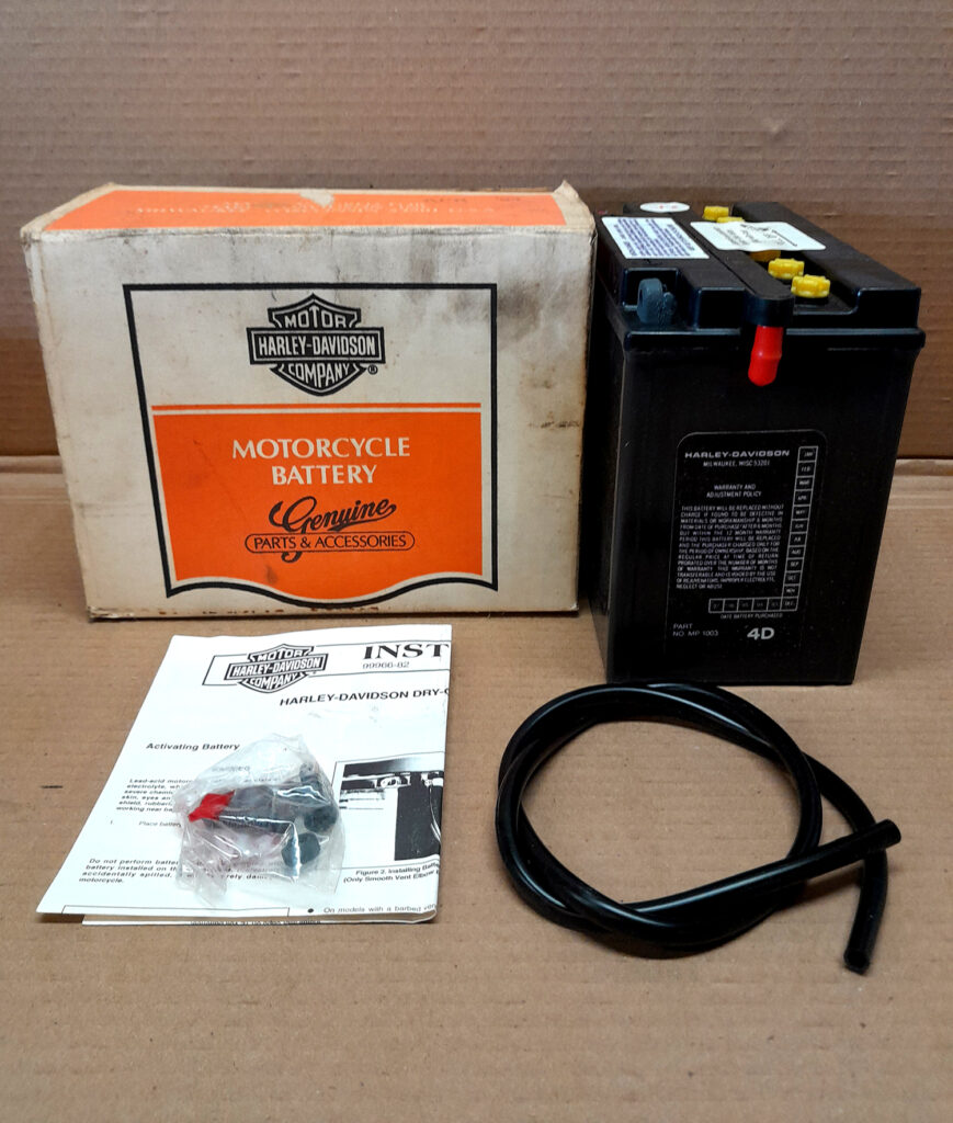 NOS ORIGINAL HARLEY SHOVELHEAD 12 VOLT BATTERY #65991-75C – KNUCKLEHEAD ...